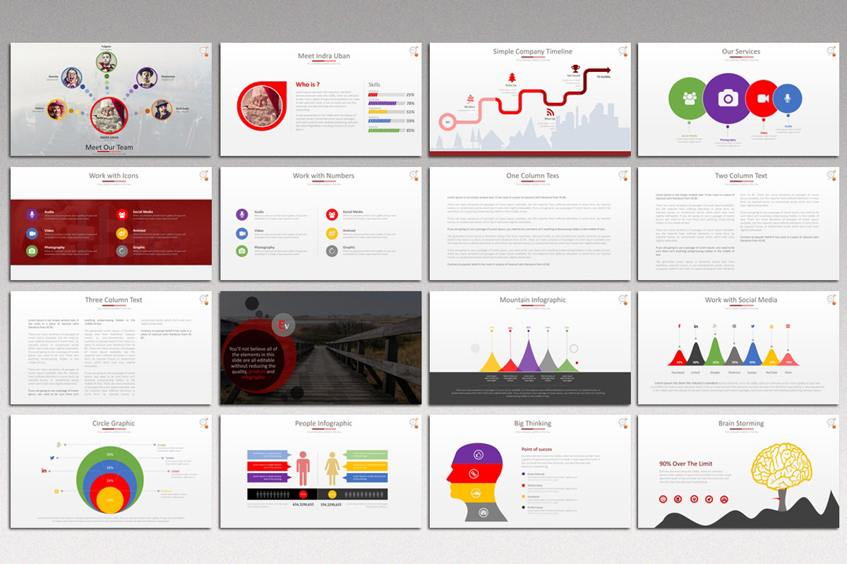 Everest Powerpoint Template, a Presentation Template by izzatunnisa