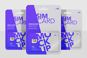 SIM Card Packing - Mockup, a Packaging Mockup by Graxaim Mock-up