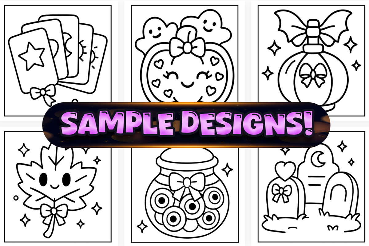 Easy Spooky Art Coloring Pages