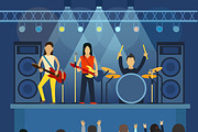 Rock concert vector, a Person Illustration by Vectorstockersland