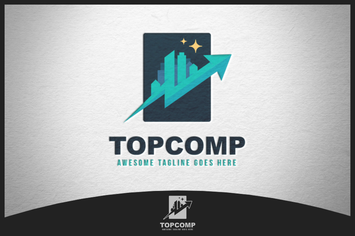 Topcomp Logo, a Branding & Logo Template by Scredeck
