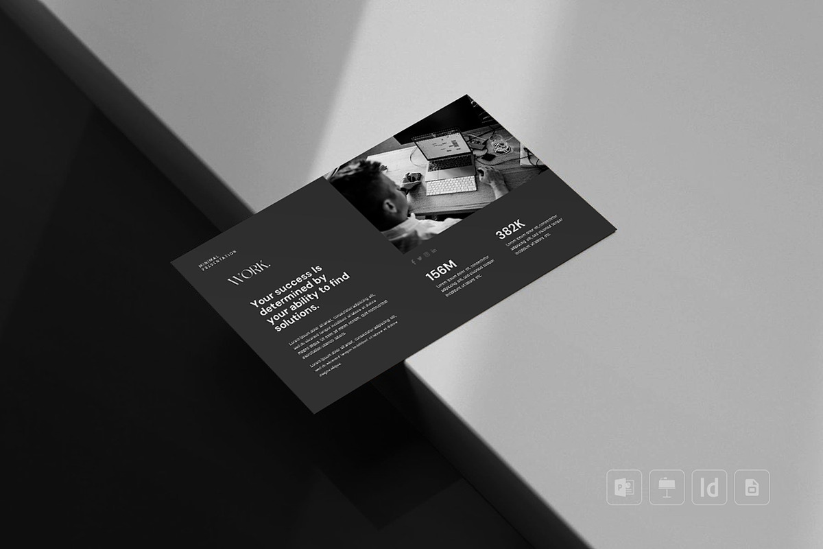Studio Portfolio PowerPoint Template, a Presentation Template by ...