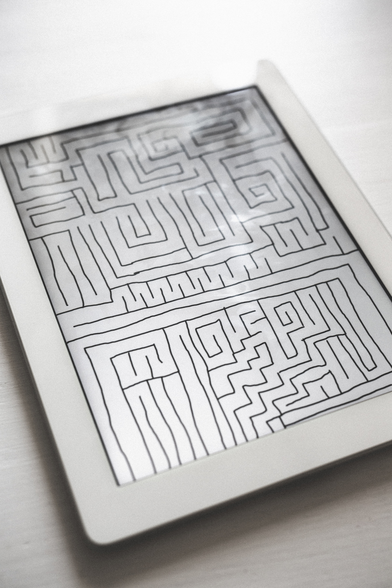 Maze in a digital tablet, a Technology Photo by FunkyMedia