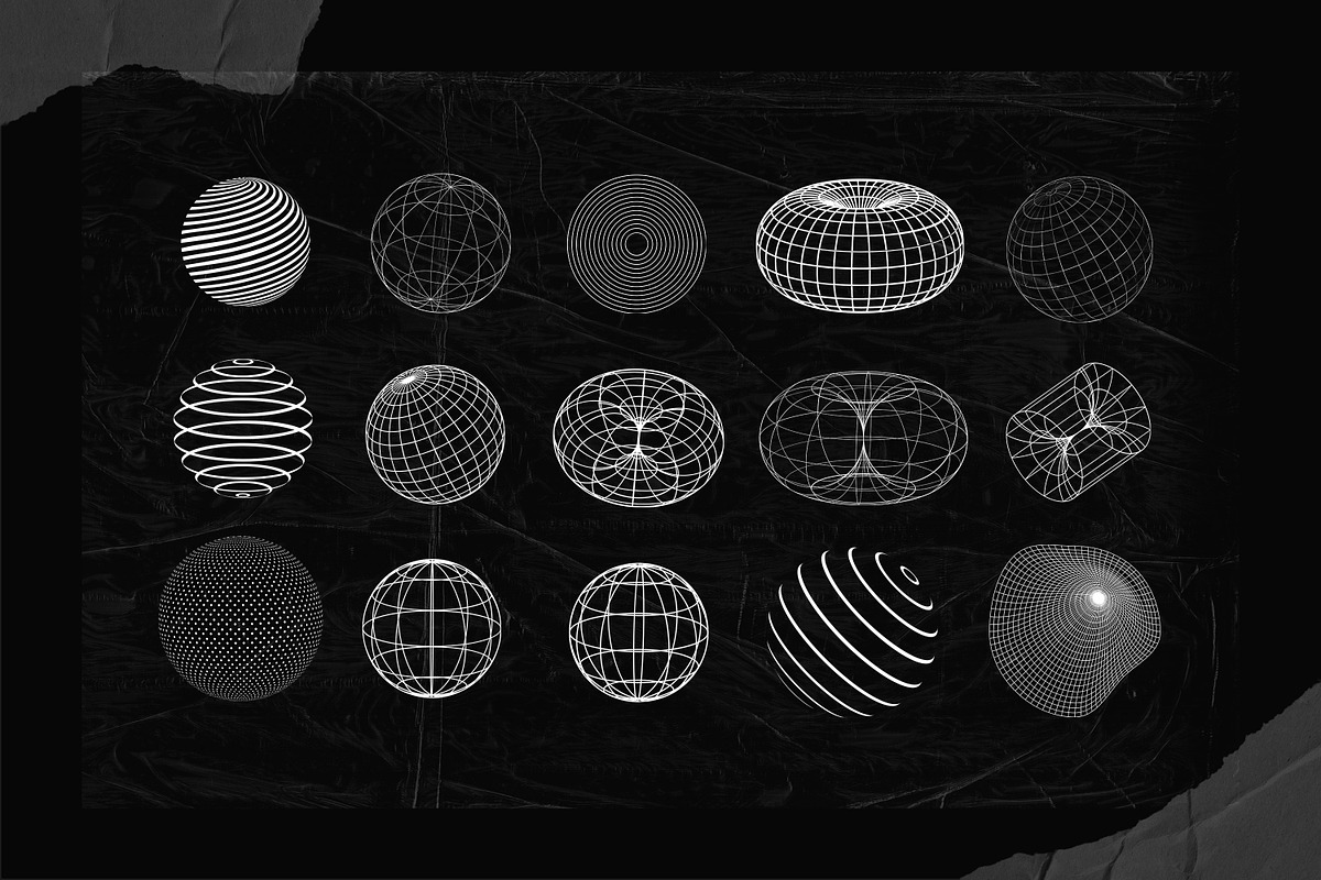 125+ Abstract Futuristic Shapes, an Illustration by AndrewPixel