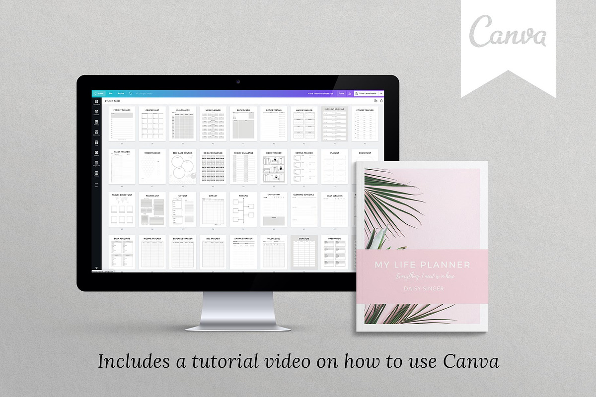 Make a Planner Template with Canva