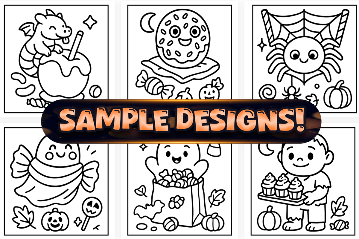 Bold and Easy Spooky Sweet Coloring