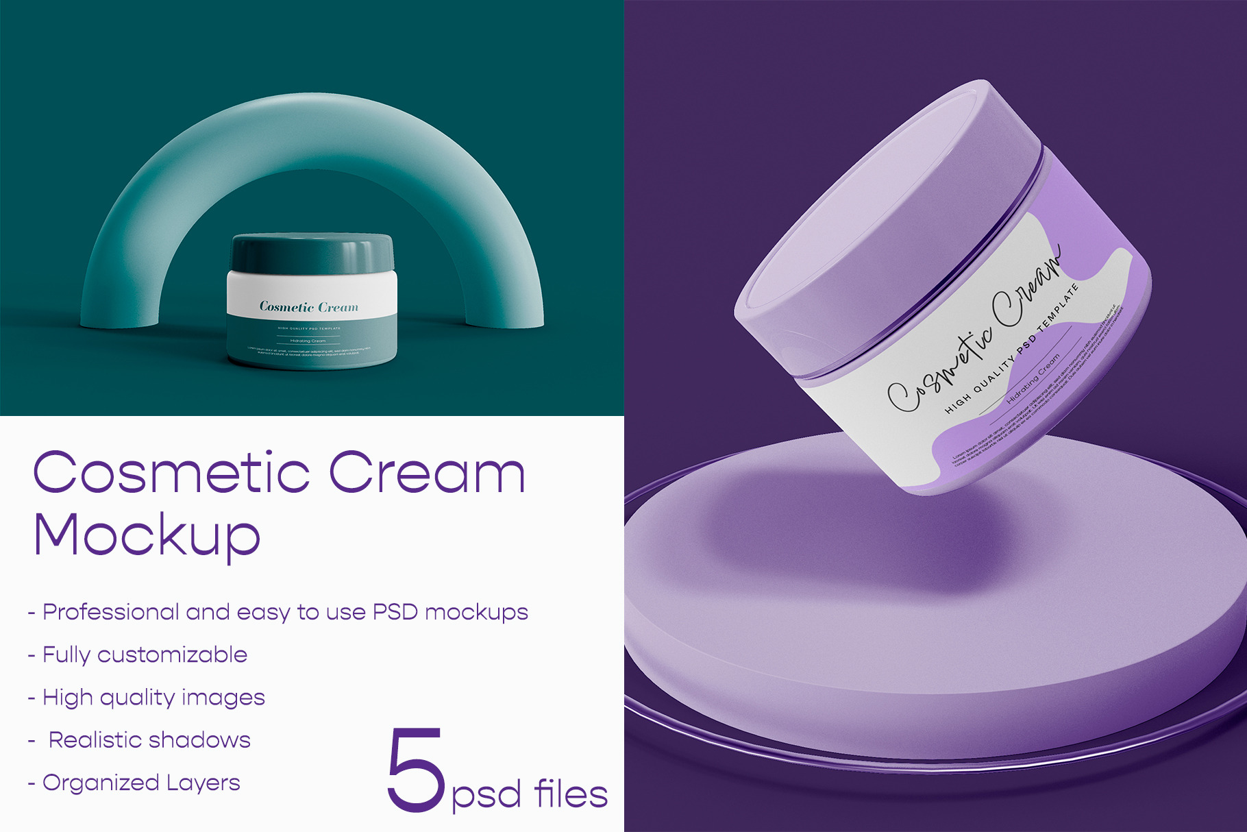 Cosmetic Cream Mockup, a Packaging Mockup by Mego-studio