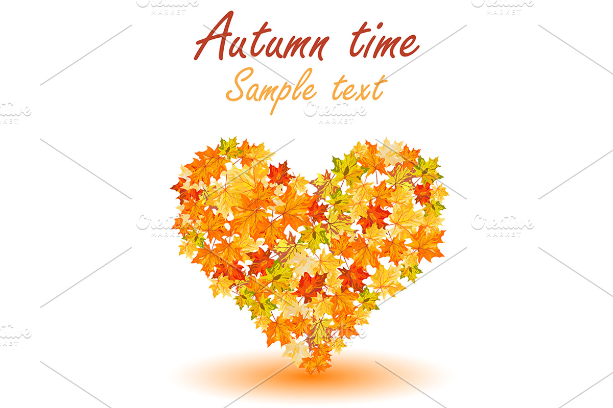 Set of 10 Autumn Designs, an Illustration by Pavel Vectors | Creative ...