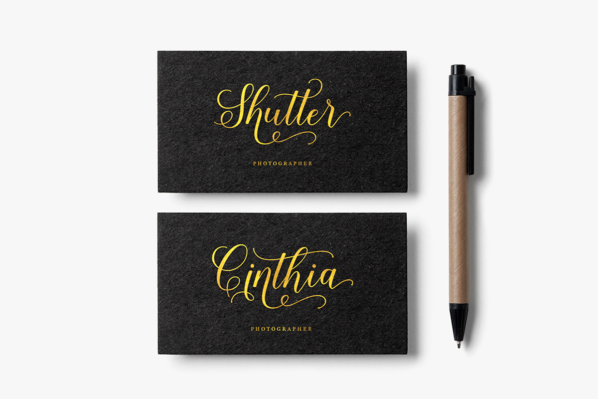 Shania Script, a Script Font by Seniors | Creative Market