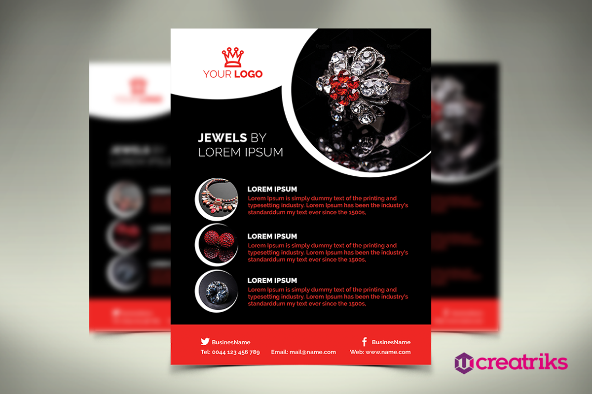 Jewelry Flyer, a Flyer Template by Creatricks