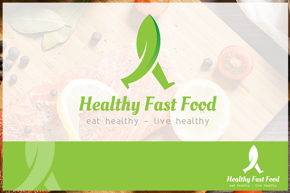 Healthy Fast Food Logo Template, a Branding & Logo Template by Zlaws