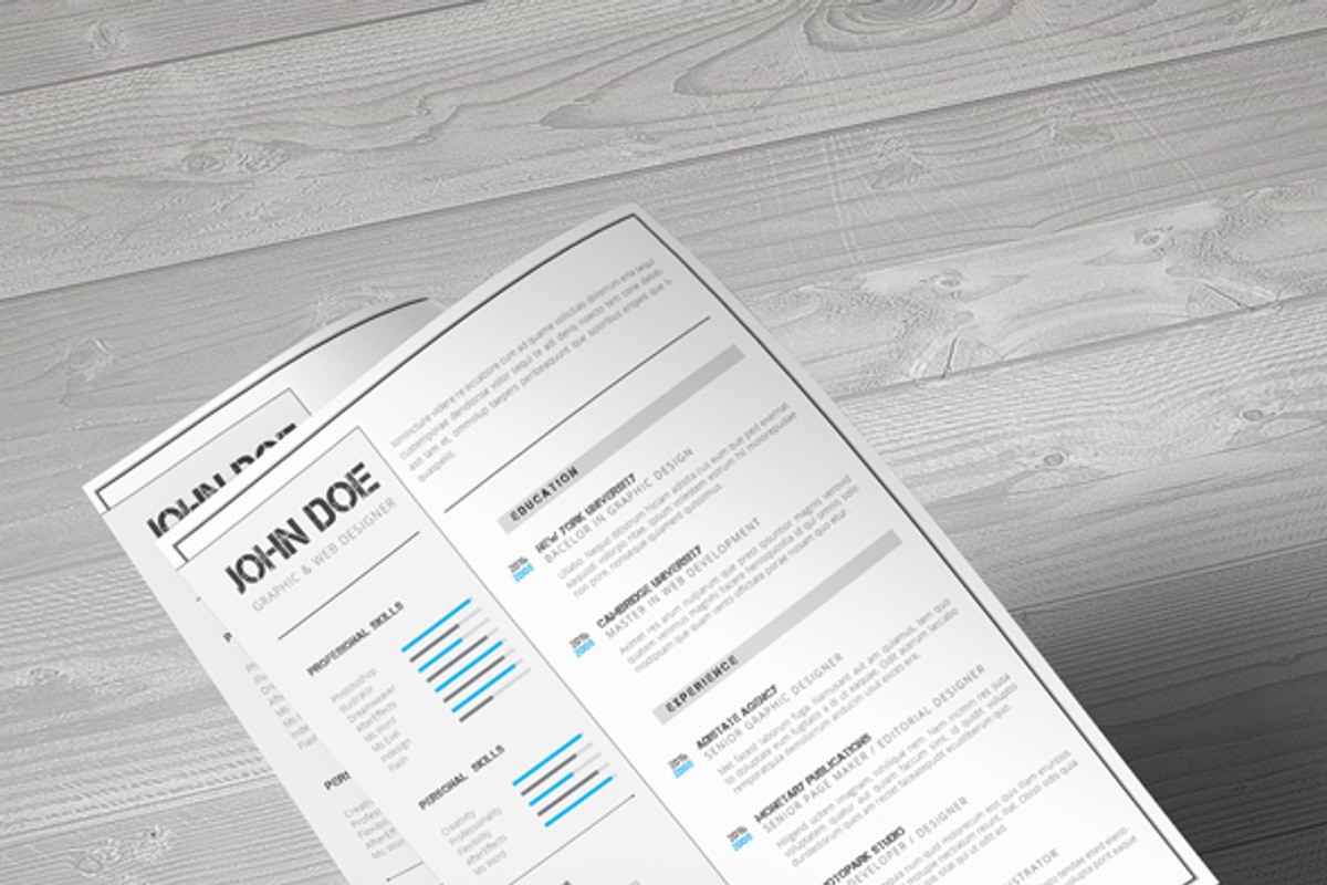 CV A4 Template, a Templates & Theme by Keboto