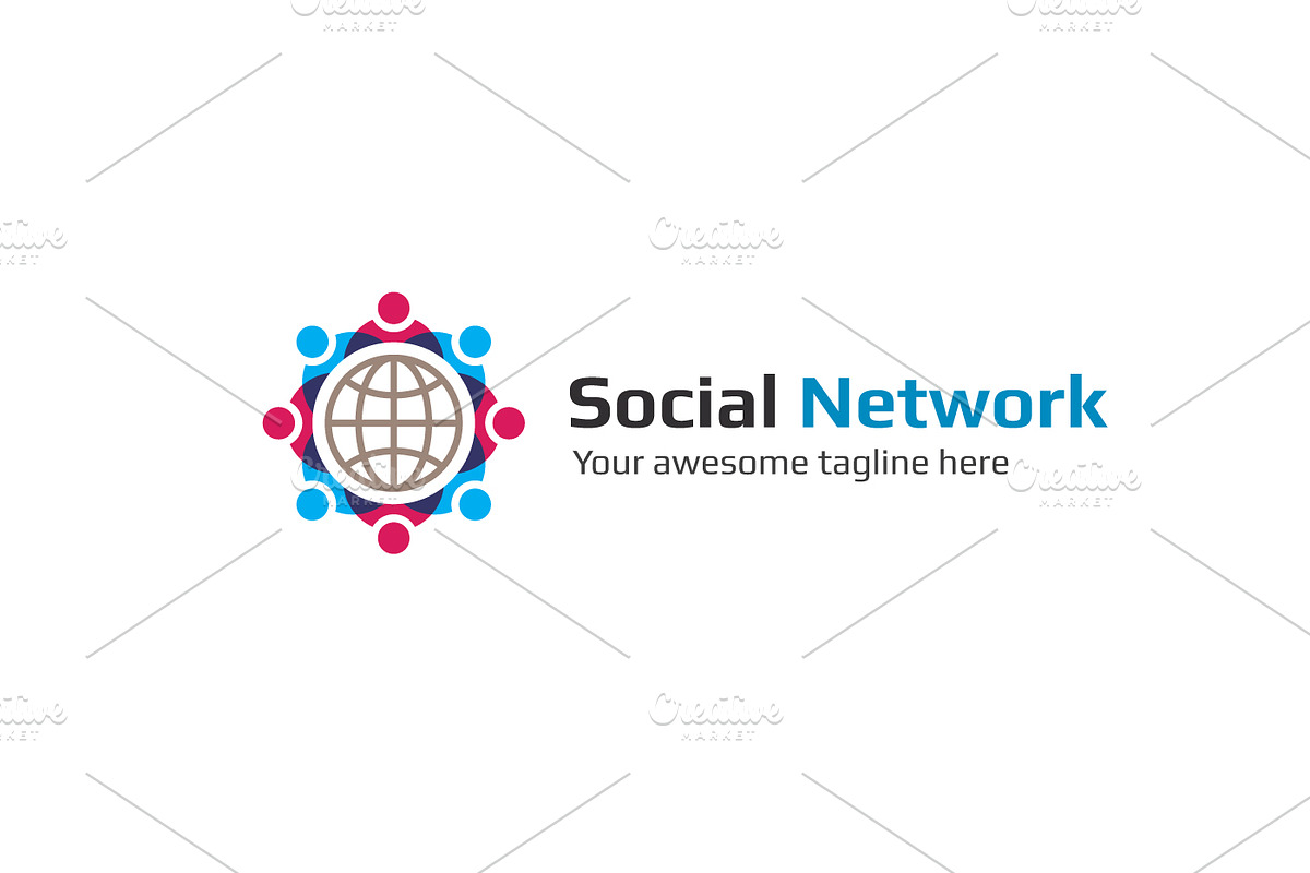 Social Network Logo, a Branding & Logo Template by XpertgraphicD