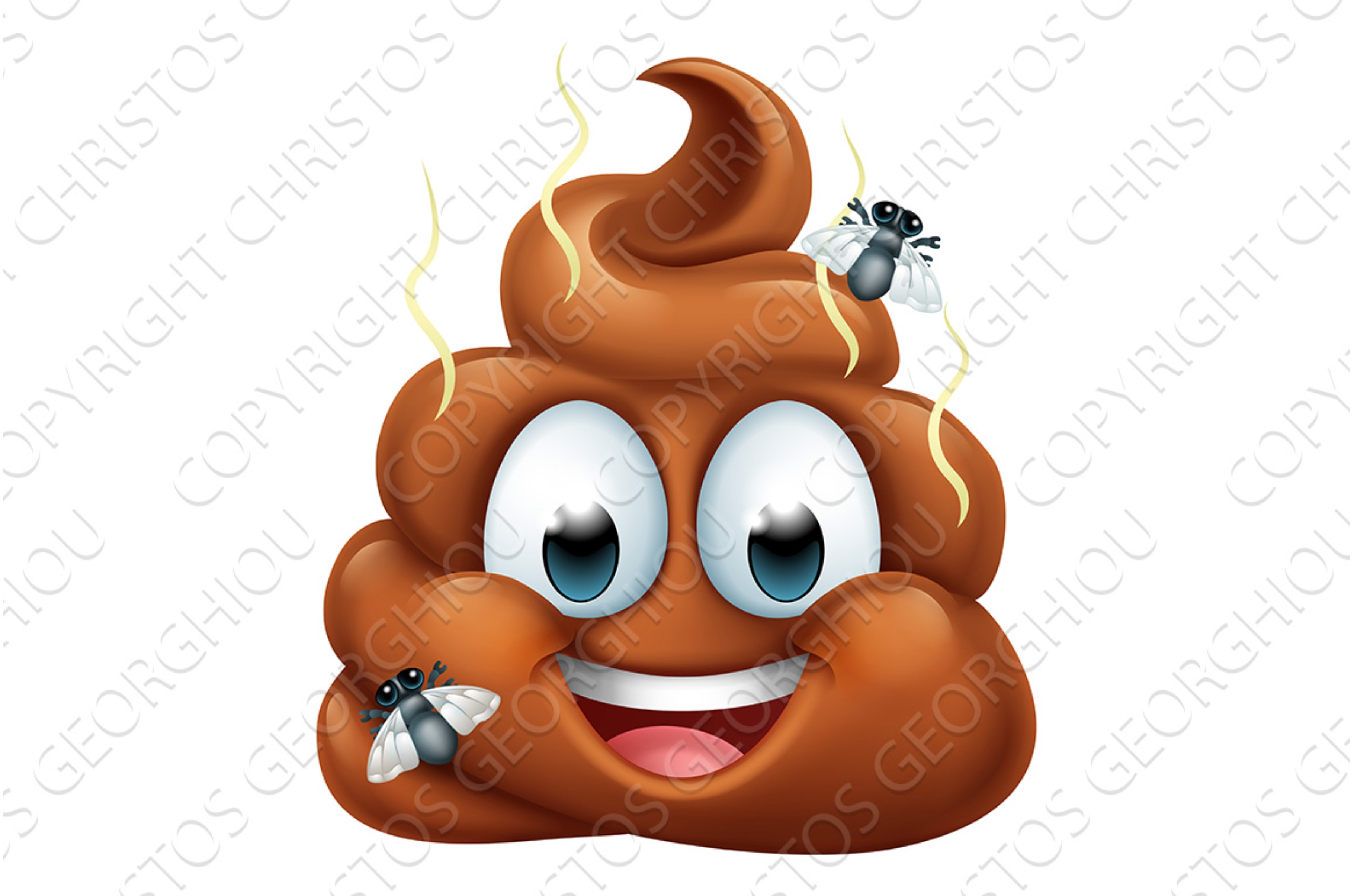 Happy Poop Poo Emoticon Poomoji, a Person Illustration by Christos ...