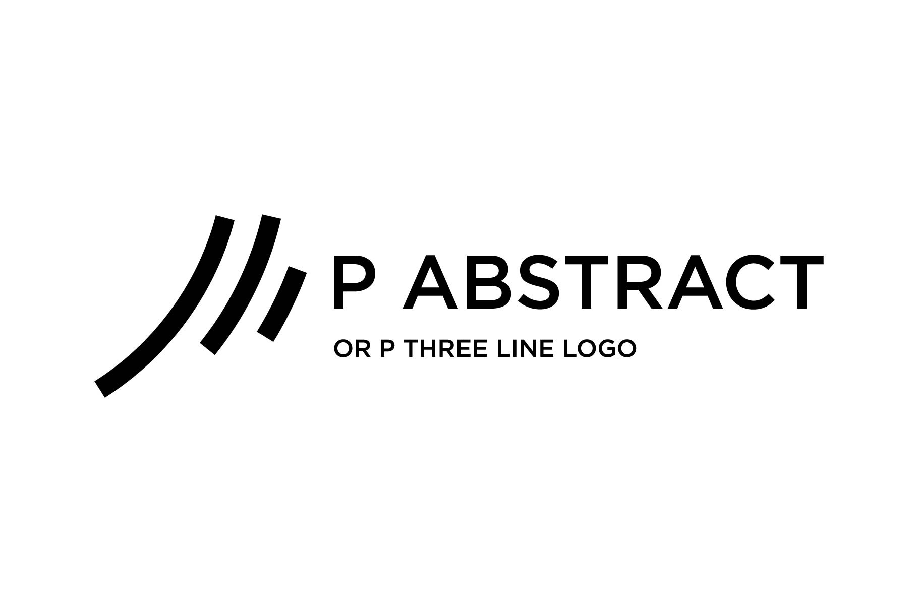 Letter P and Three Lines Logo, a Branding & Logo Template by ...