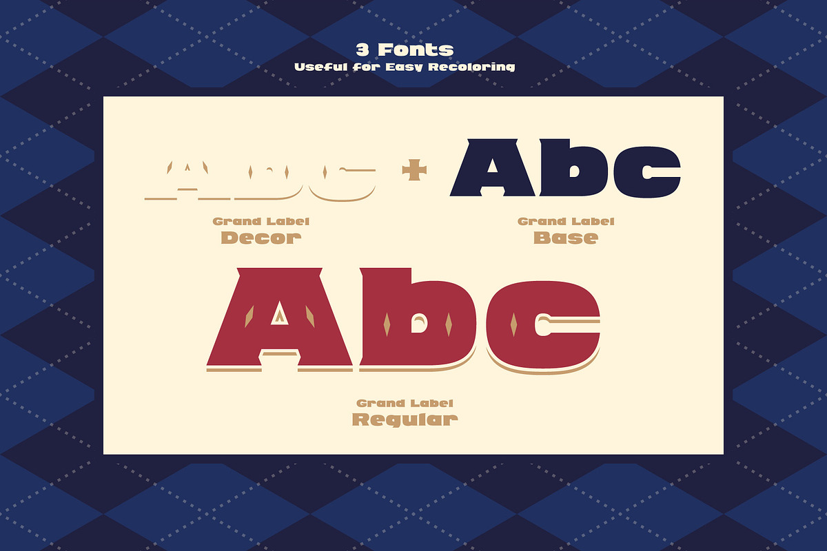 Grand Label - Font with Bonus, a Serif Font by Gleb Guralnyk