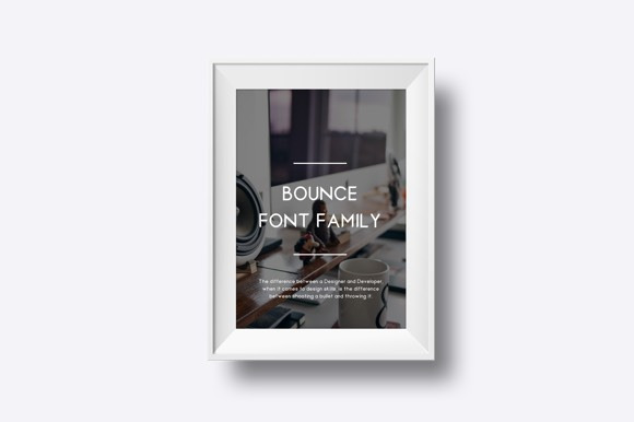 Bounce Font, a Font by Designerbundle
