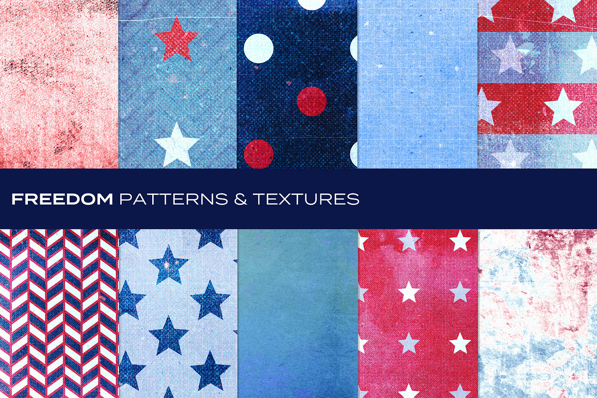 Freedom Patterns & Textures, a Texture Graphic by LuOtero