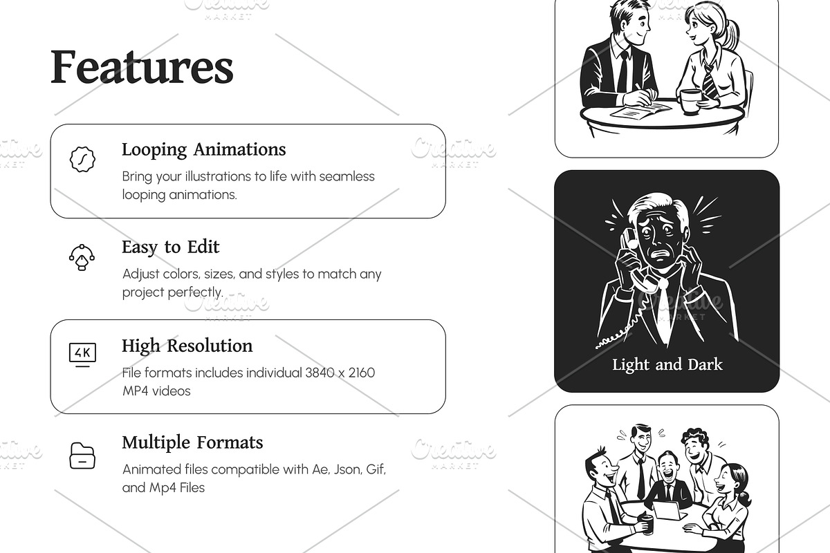 Animated Business Drawing