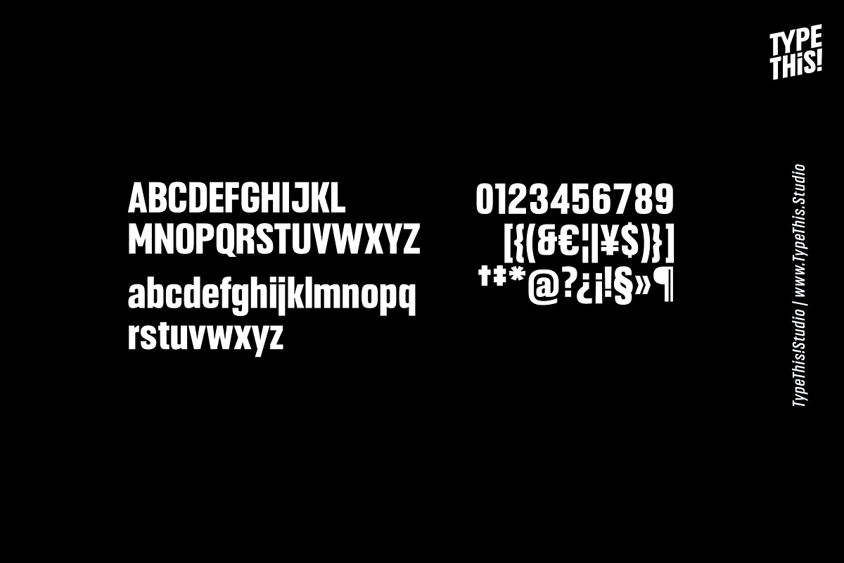 Headlines Core Edition, a Sans Serif Font by TypeThis!Studio | Creative Market