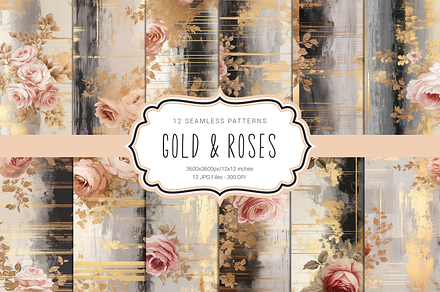 Rose Gold Bee Digital Paper | Graphic Patterns ~ Creative Market