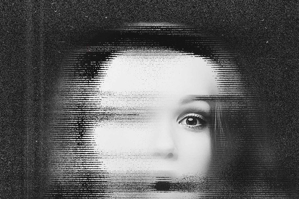 Smudge Photocopy Scan Photo Effect