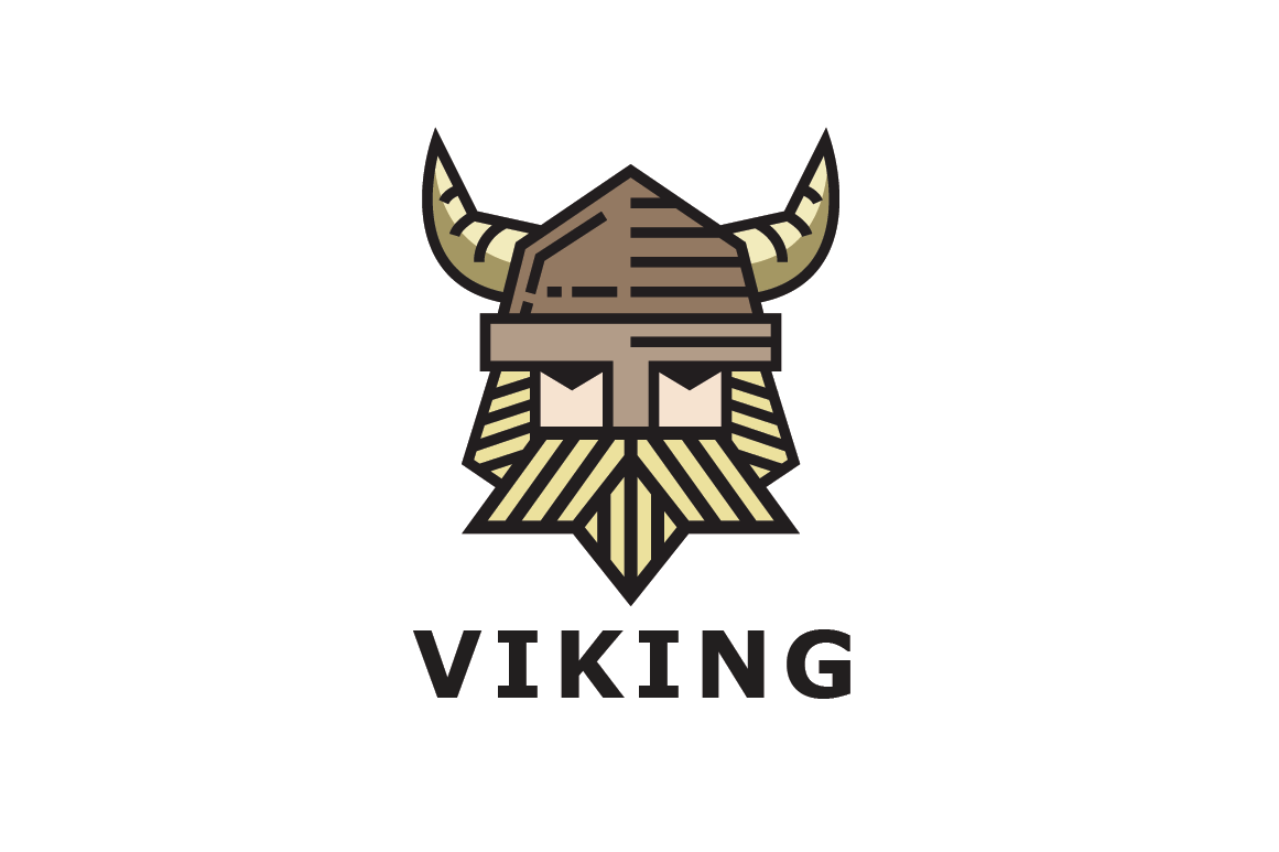 Old Man Viking Logo Template, a Branding & Logo Template by Heavtryq Design