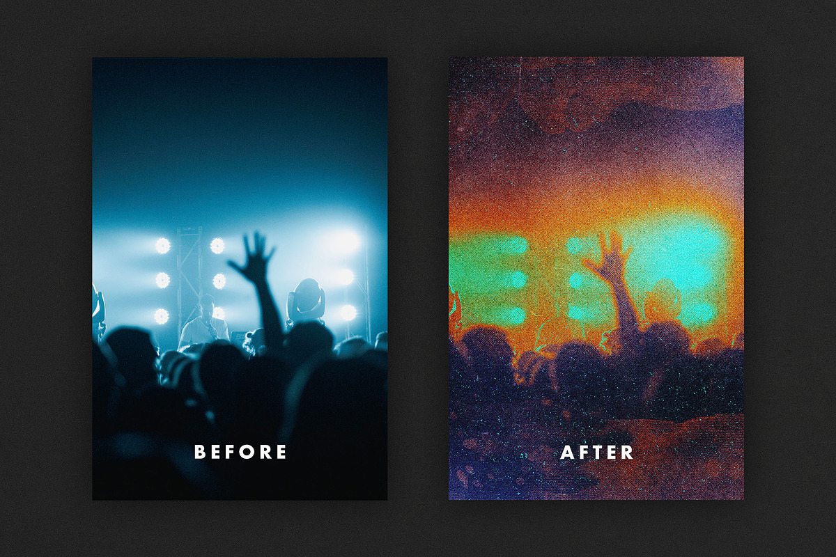 Grainy Fabric Photo Effect, a Texture Graphic by Design Squad