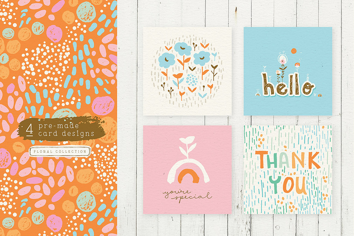Bright & Quirky Graphics & Patterns, a Pattern Graphic by Lisa Glanz