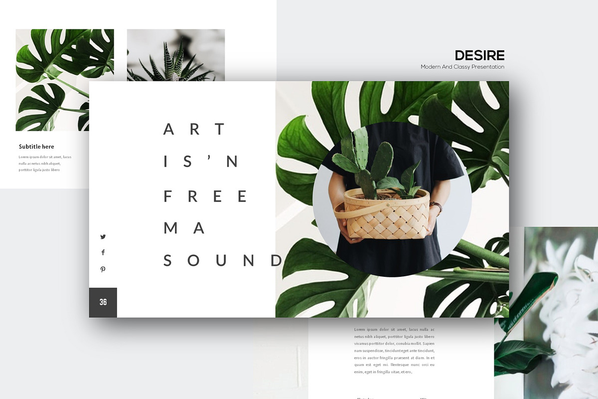Desire Powerpoint Template, a Presentation Template by Rocket Template