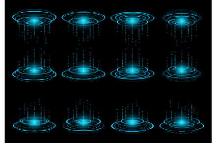 Futuristic HUD, Touch GUI Elements | Illustrations ~ Creative Market