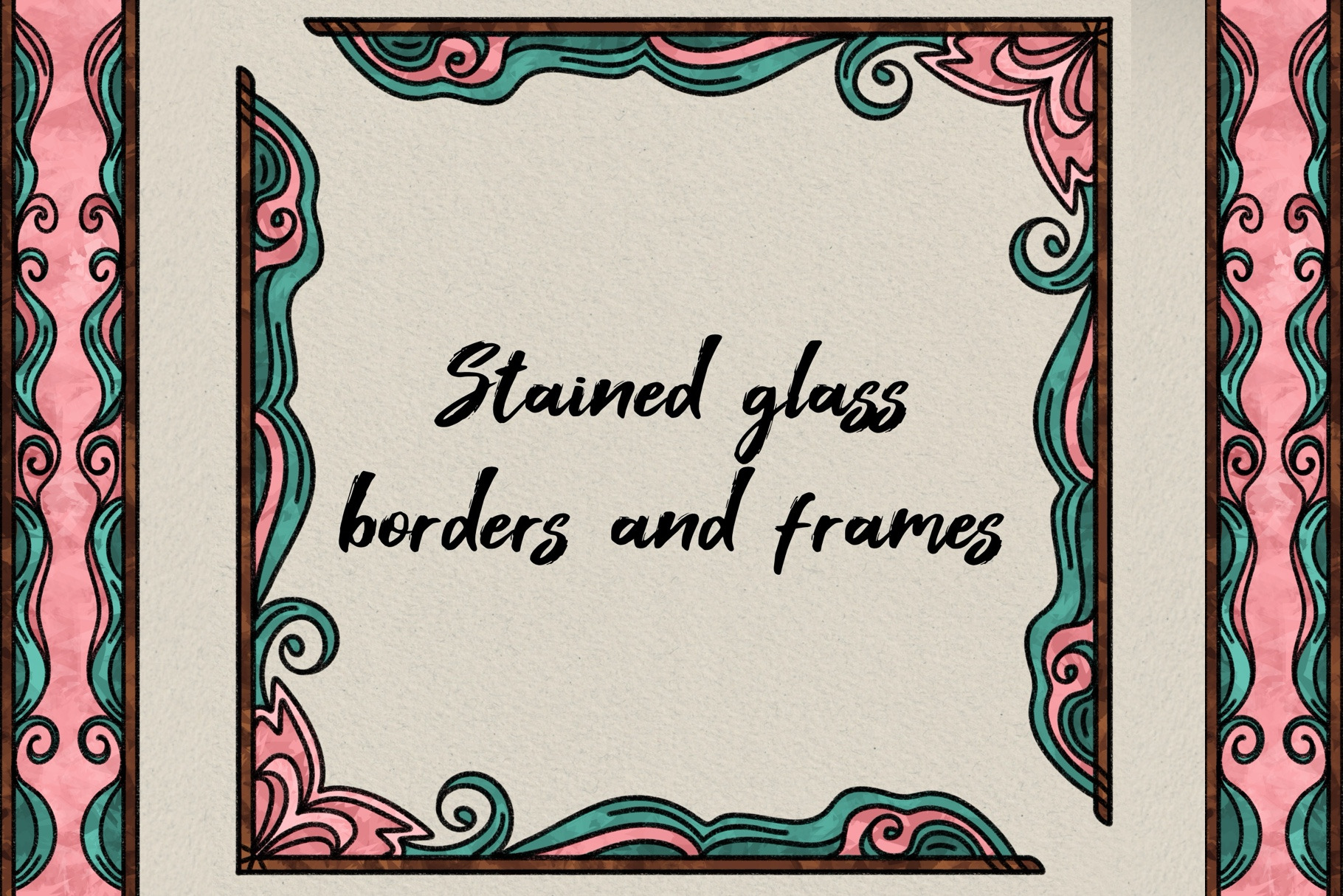 Stained Glass Borders and Frames