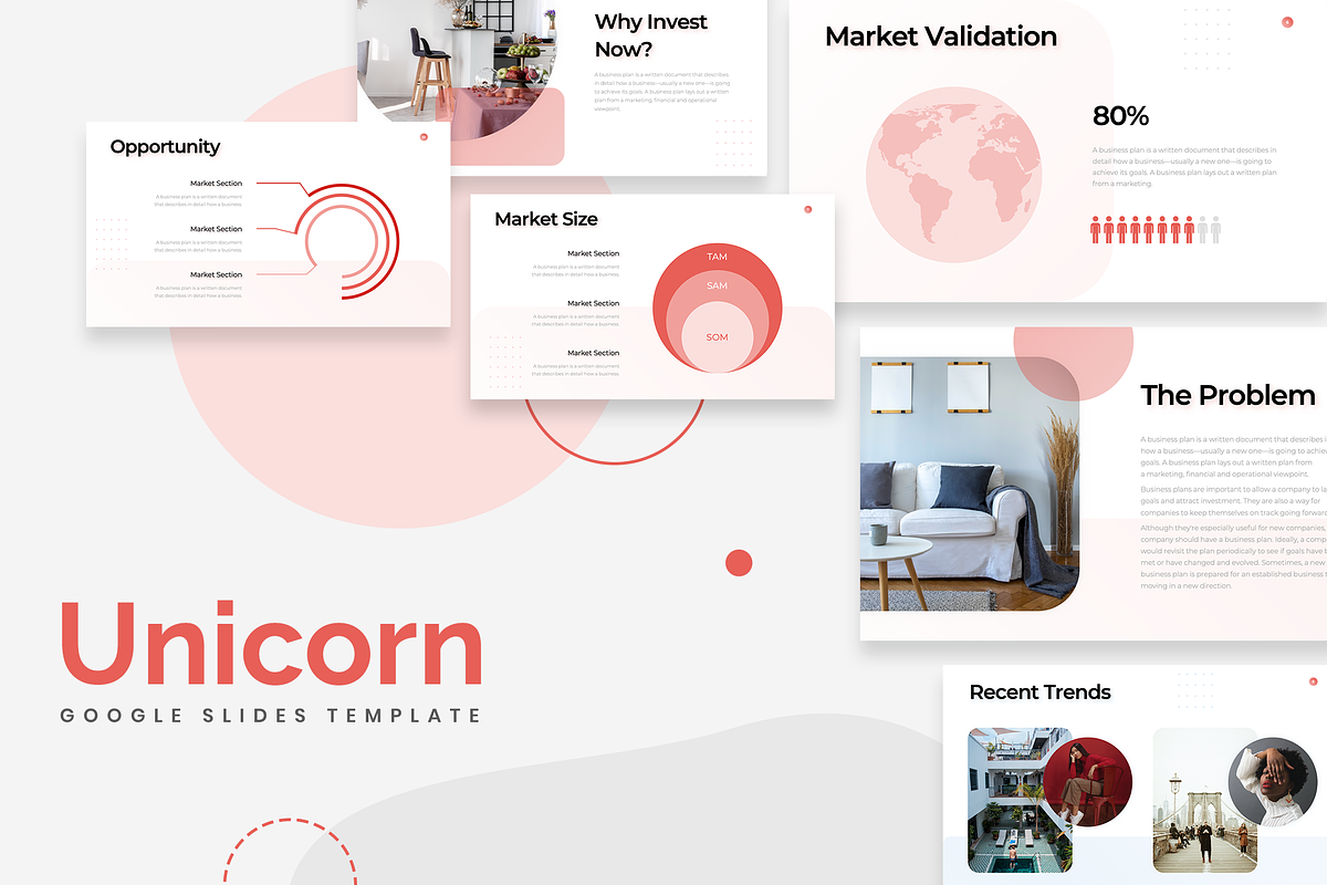 Unicorn Google Slides Template, a Presentation Template by Slidesmash