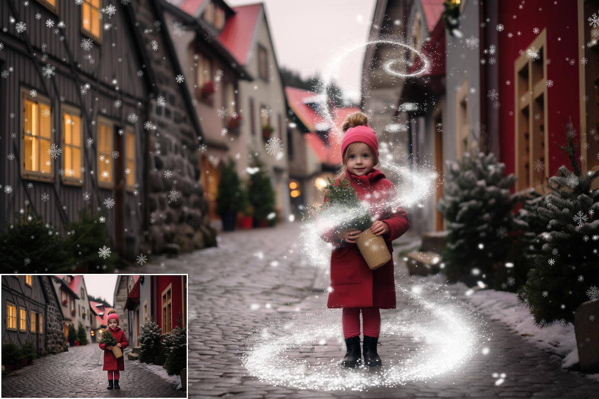 100 Magic Snow Overlays, an Object Graphic by HappyNews