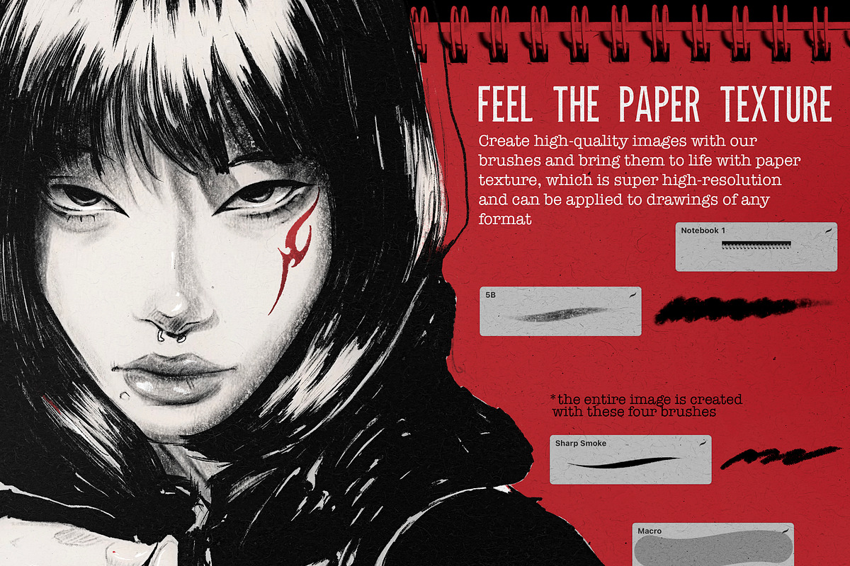 Digital Sketchbook For Procreate A Brush Add On By Easy Procreate