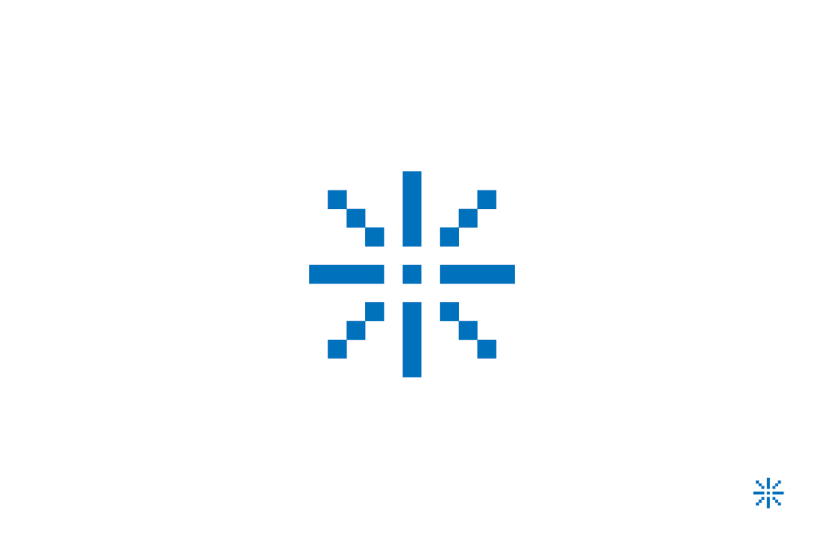 Pixel cross company logo., a Branding & Logo Template by Anton Akhmatov