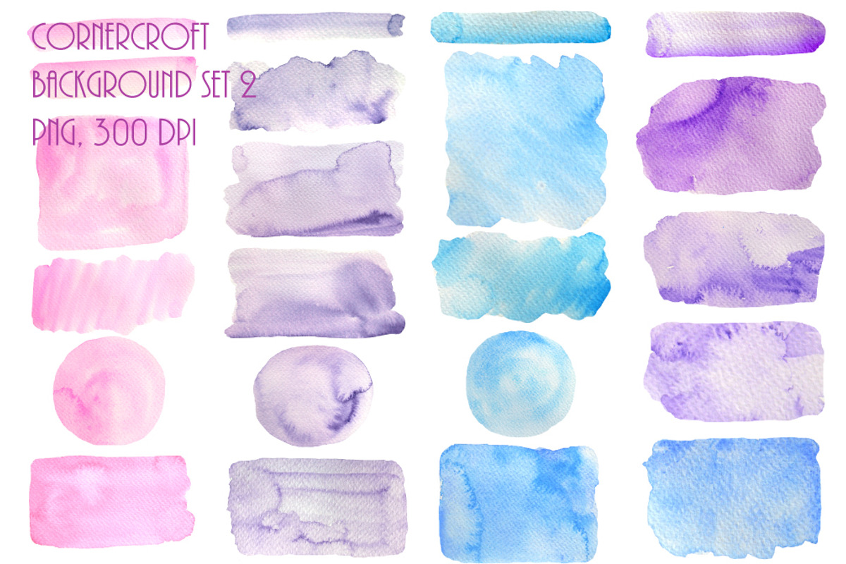 Watercolor Texture Bundle, a Texture Graphic by Corner Croft