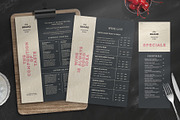 Bold Rustic Menu Template, a Flyer Template by BrandPacks