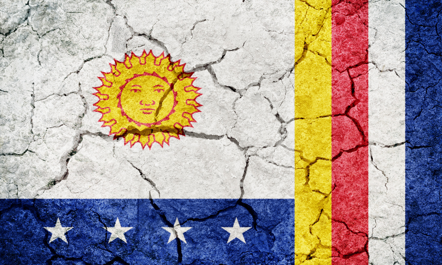 Vargas State flag, an Abstract Photo by Grafvision photography