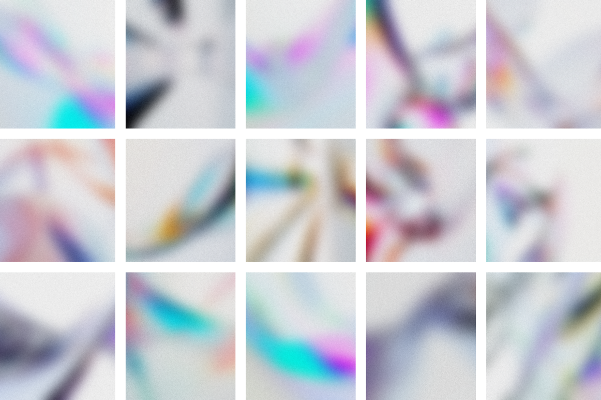 White Holographic Textures