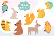 Animals bundle for kids, an Animal Illustration by cutelevindesign
