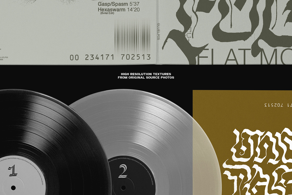 Gatefold Vinyl Mockup for Photoshop