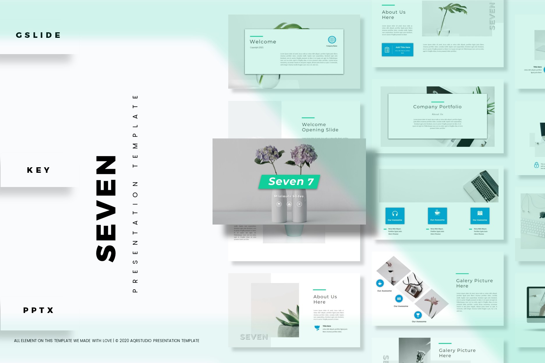 Seven - Presentation Template | Presentation Templates ~ Creative Market