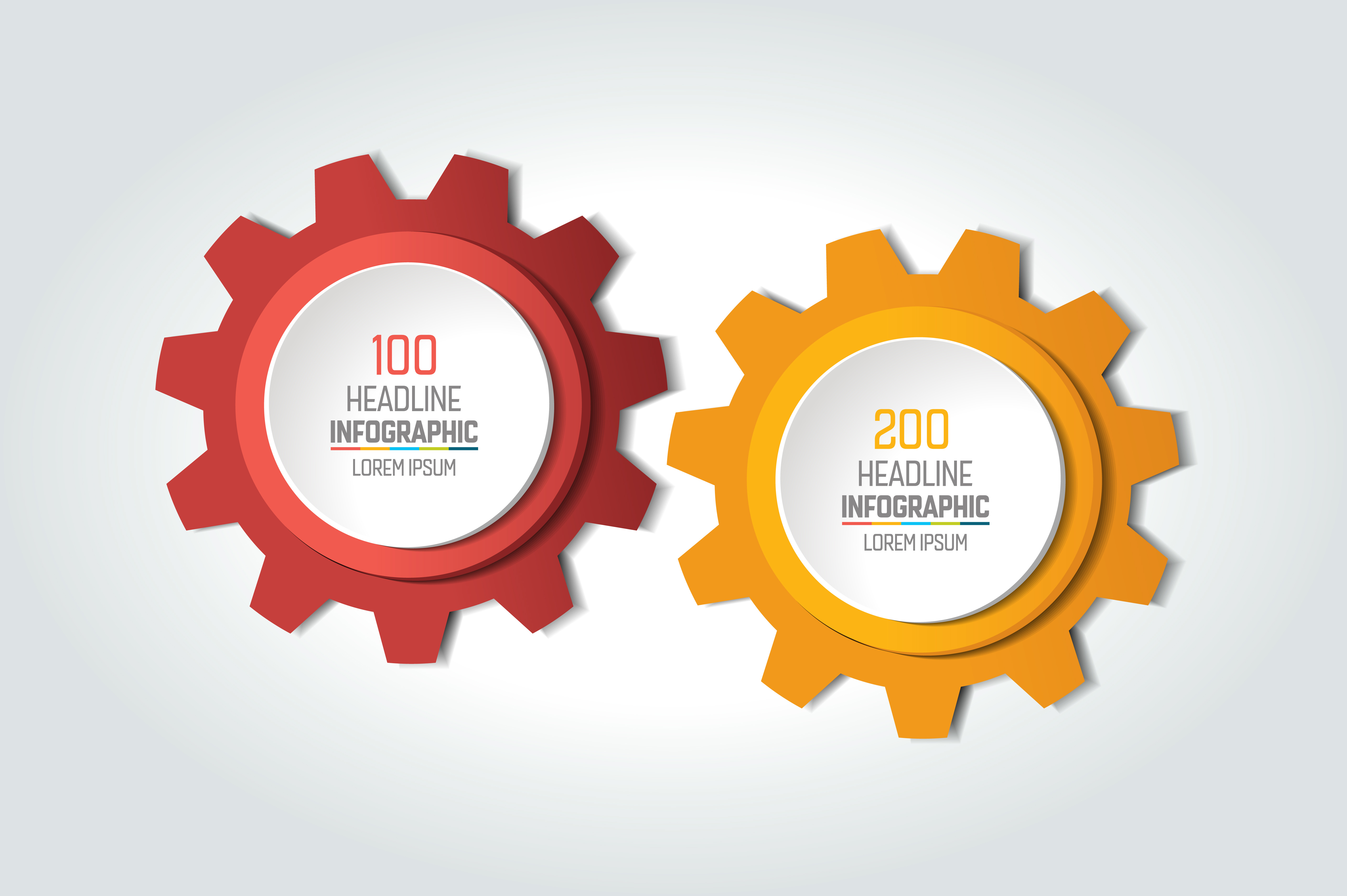 Two elements chart, scheme, diagram, a Work Illustration by VectorAN ...