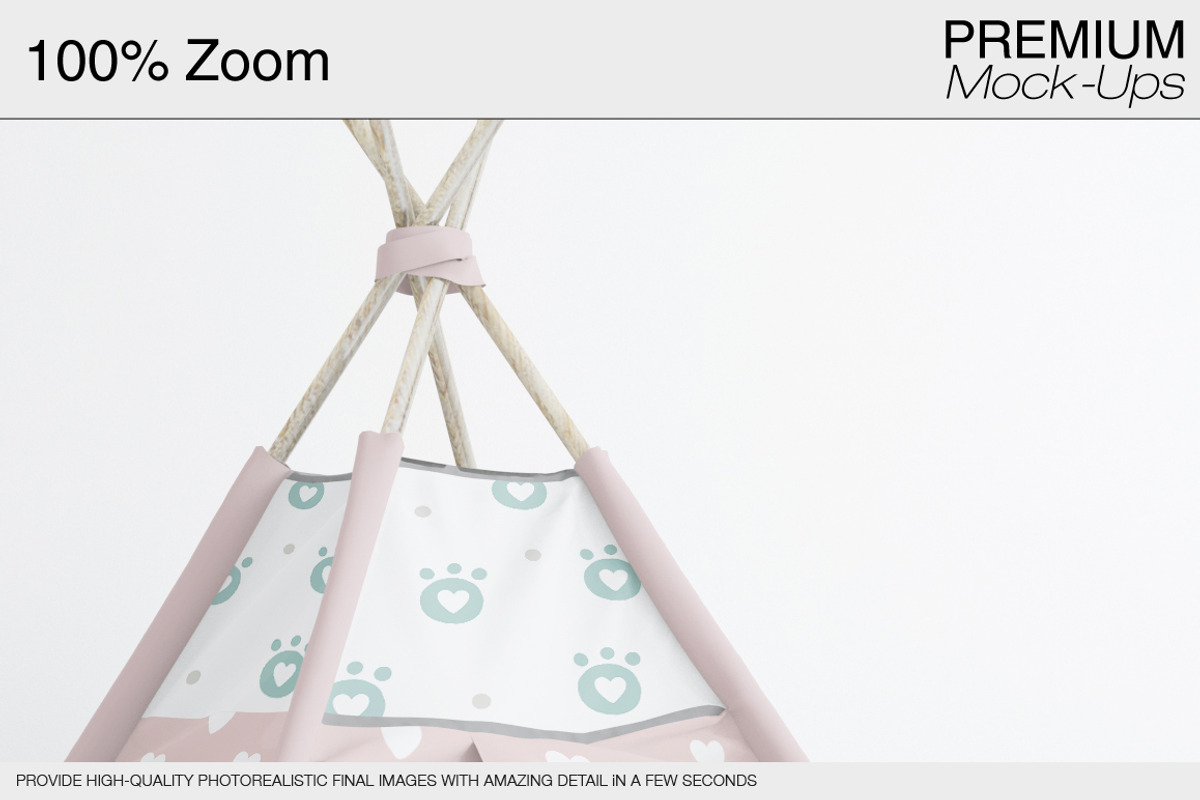 Nursery Teepee Tent Mockups, a Product Mockup by mock-ups