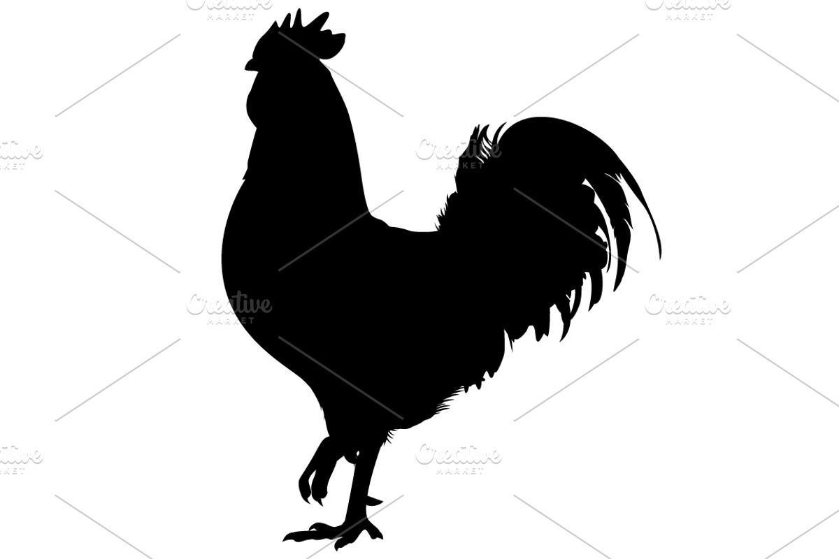 Blue Rooster symbol 2017, an Animal Illustration by orensila