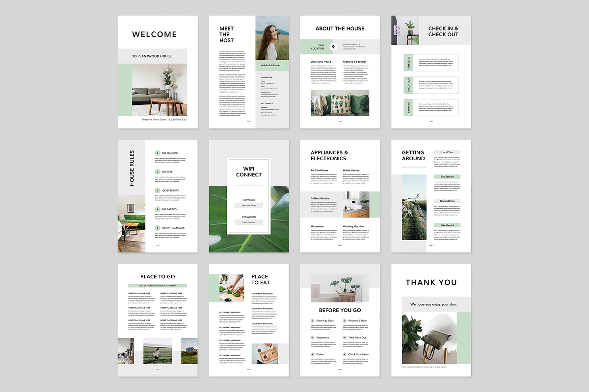 Welcome Book | MS Word & Indesign, a Brochure Template by Leaflove