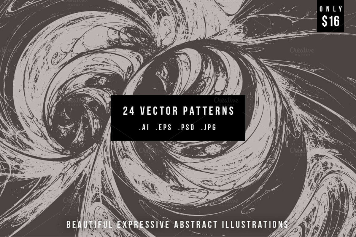 24 Vector Patterns, a Pattern Graphic by Neo Ink Design | Creative Market