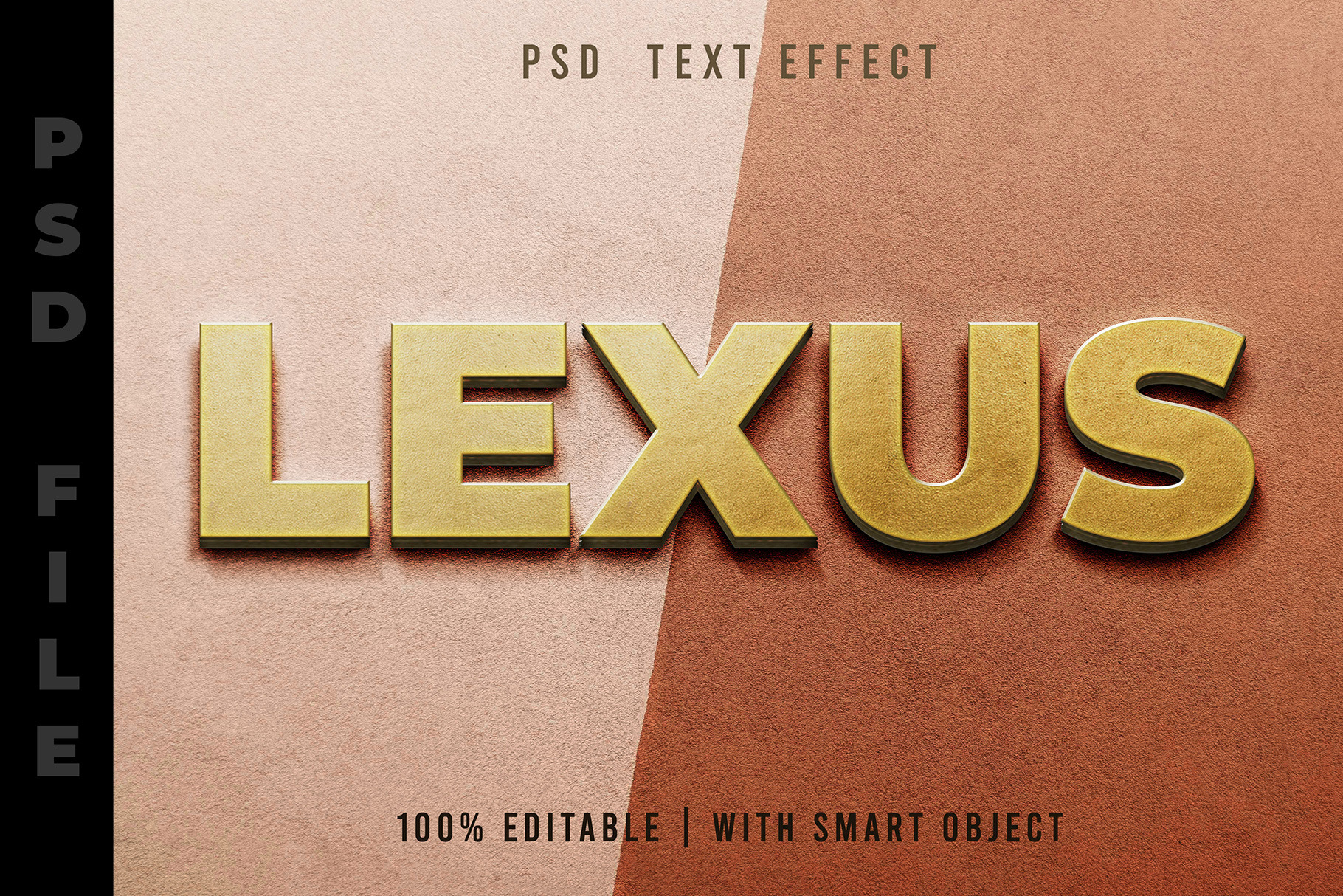 PSD Text Editable 3D Style, a Product Mockup by Modaldesain