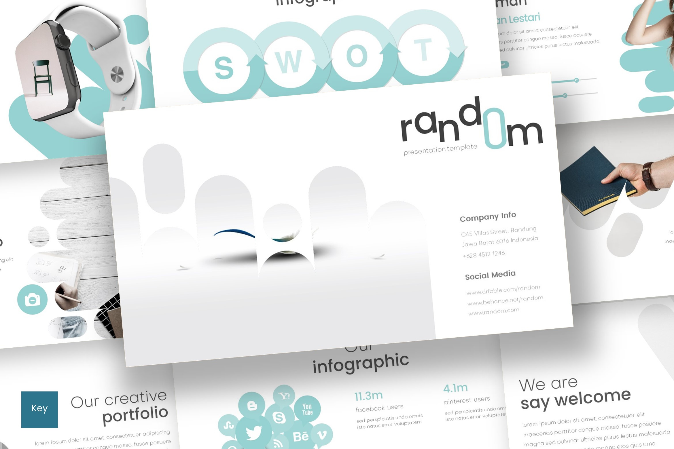 Random - Keynote Template, a Presentation Template by inspirasign